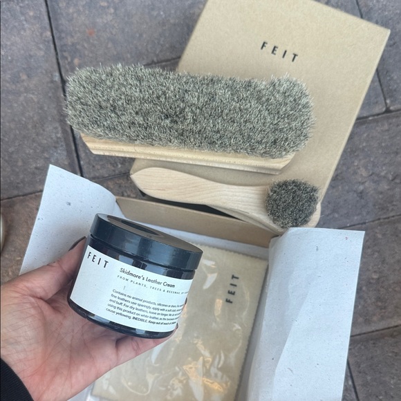 FEIT | Other | Feit Leather Care Kit In Natural Box | Poshmark
